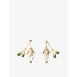 Maje Tulip Earrings - Gold