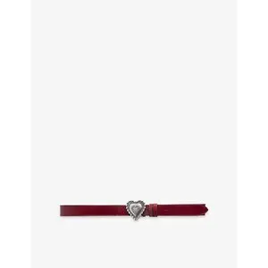 Zadig&Voltaire Heart-buckle Leather Belt