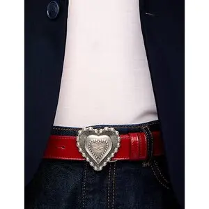 Zadig&Voltaire Heart-buckle Leather Belt