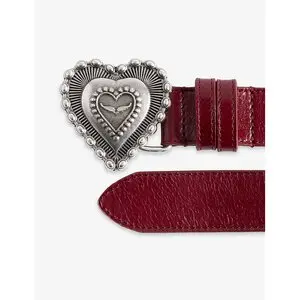 Zadig&Voltaire Heart-buckle Leather Belt