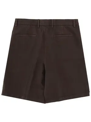 Zegna Cotton Shorts - Brown