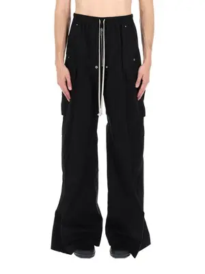 Rick Owens Jumbo Belas Cargo Pantalone - Black