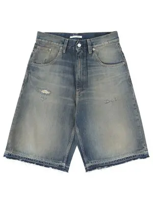 SUNFLOWER Distressed Shorts - Denim