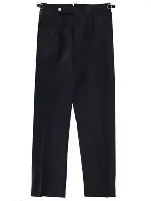BOSS Tailored Pleated Trousers - Blue