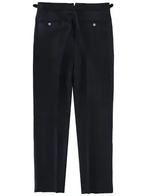 BOSS Tailored Pleated Trousers - Blue