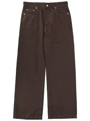 Rick Owens Geth Wide Leg Jeans - Brown