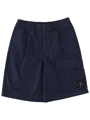 C.P. COMPANY C. P. Company Cargo Shorts With Logo Patch - Blue