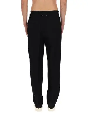 GOLDEN GOOSE Pantalone In Lana - Black
