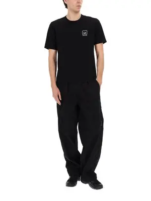 C.P. COMPANY C. P. Company Cargo Pantalone With Logo Patch - Black