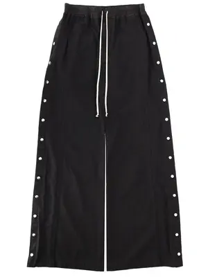 Rick Owens Pantalone Wide Pusher - Black