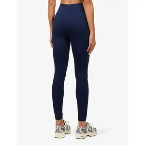 ADANOLA Classic Seamless Gym Leggings - Navy Blue