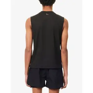 NOW YOU LIVE Gym Crewneck Stretch-woven Tank Top