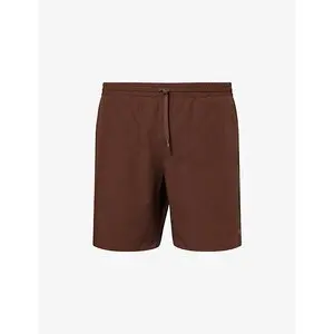 NOW YOU LIVE Logo-print Shell Shorts