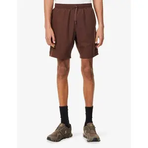 NOW YOU LIVE Logo-print Shell Shorts