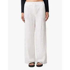 Claudie Pierlot Wide-leg Lace Trousers