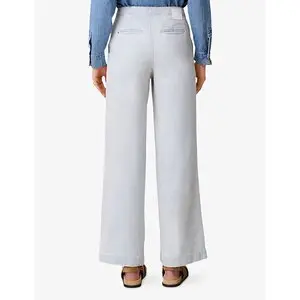 Claudie Pierlot Wide-leg Denim Jeans - Light Blue Denim