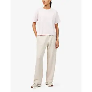 ADANOLA Varsity Raw-hem Cotton T-shirt