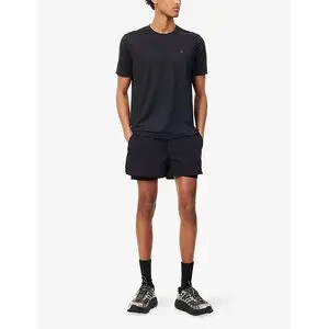 NOW YOU LIVE Shearsby Crewneck Stretch-woven T-shirt