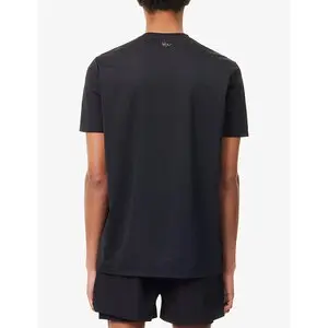 NOW YOU LIVE Shearsby Crewneck Stretch-woven T-shirt