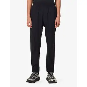 NOW YOU LIVE Saxby Slim Tapered-leg Shell Trousers
