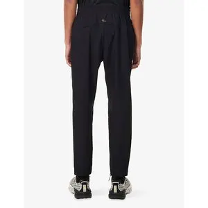 NOW YOU LIVE Saxby Slim Tapered-leg Shell Trousers
