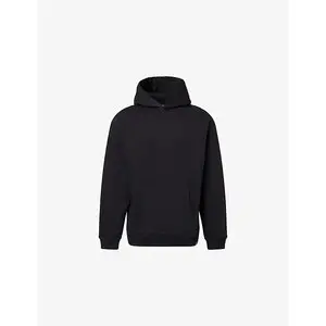 NOW YOU LIVE Logo-embroidered Cotton-blend Hoody
