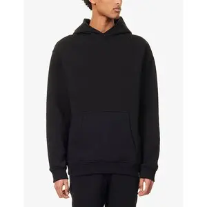 NOW YOU LIVE Logo-embroidered Cotton-blend Hoody