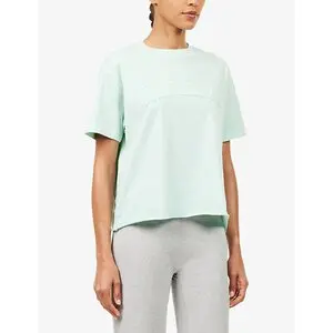 ADANOLA Varsity Raw-hem Cotton T-shirt