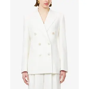 Givenchy Peak-lapel Double-breasted Wool-blend Jacket