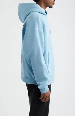 MARKET Smiley Doodle Graphic Cotton Hoodie