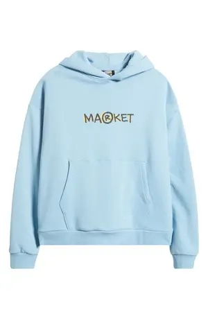 MARKET Smiley Doodle Graphic Cotton Hoodie