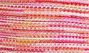 NIC+ZOE Space Dye Tuck Stitch Sweater - Red Multi