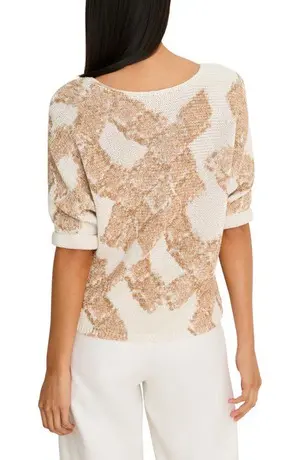 NIC+ZOE Cobblestone Stamp Pullover