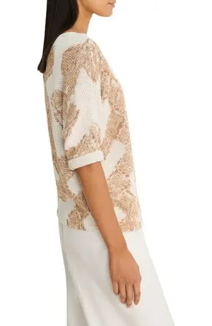 NIC+ZOE Cobblestone Stamp Pullover