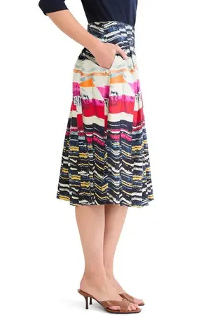 NIC+ZOE Rising Sun Midi Skirt