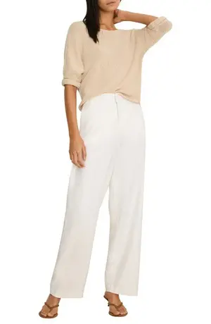 NIC+ZOE Crimpy Roll Sleeve Sweater