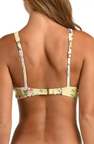 L'Agence Lexie Garden Butterfly Bikini Top