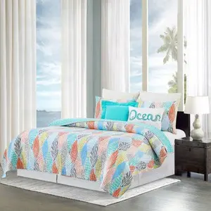 C&F HOME Surfside Sound Bedding Quilt Set - Blue