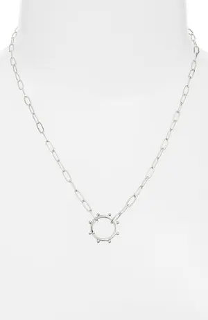 Anzie Dew Drop Marine Pendant Necklace
