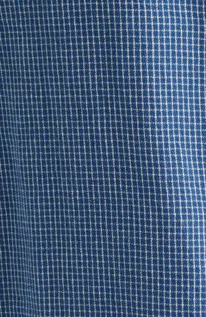 Topman Check Relaxed Fit Cotton Flannel Button-up Shirt