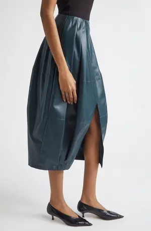 ISRAELLA KOBLA Daphne Faux Leather Skirt