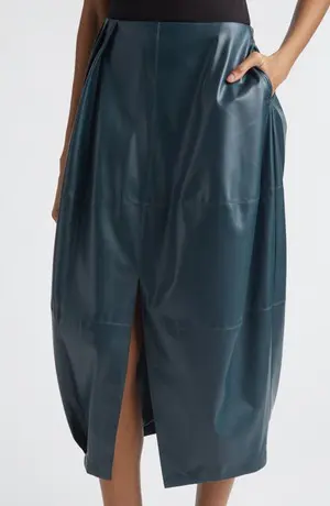 ISRAELLA KOBLA Daphne Faux Leather Skirt