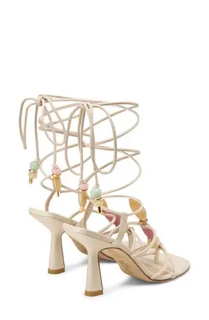 STUART WEITZMAN Majorca Wrap Sandal - Linen