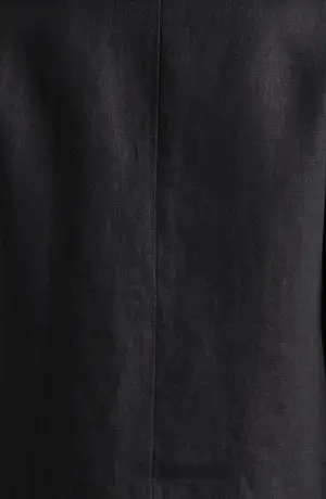 Posse Emma Boxy Linen Jacket - Black