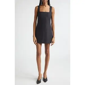 Posse Alice Linen Mini Dress - Black