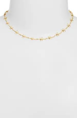 THE M JEWELERS Barbwire Necklace & Bracelet Set