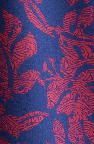 KAHALA Tide Pool Short Sleeve Button-up Shirt - Navy