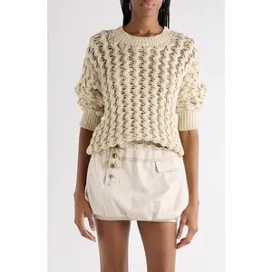 Isabel Marant Étoile Aurelys Open Stitch Cotton Sweater