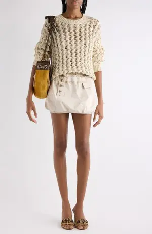 Isabel Marant Étoile Aurelys Open Stitch Cotton Sweater