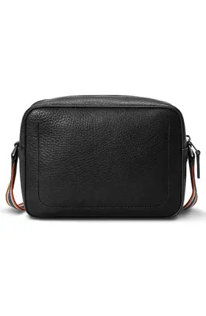 Shinola Leather Camera Crossbody Bag